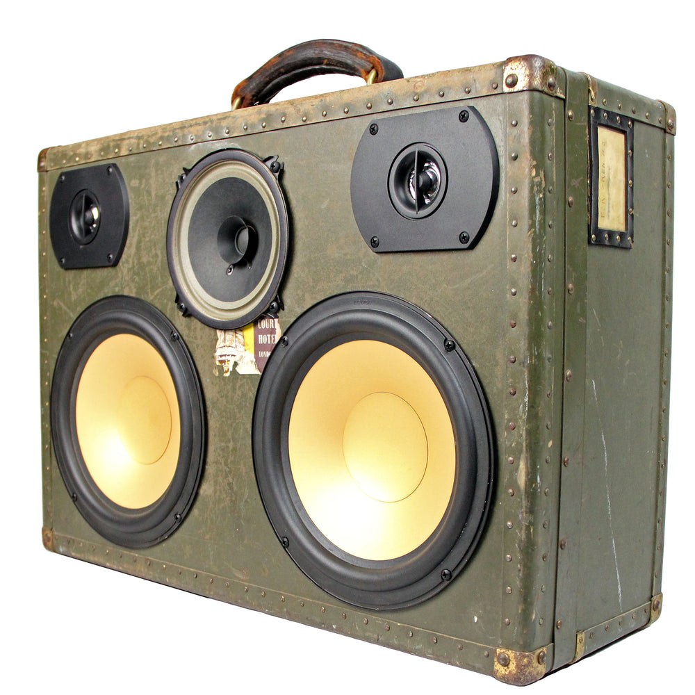 The General - Vintage Suitcase BoomBox Speaker – The BoomCase Store